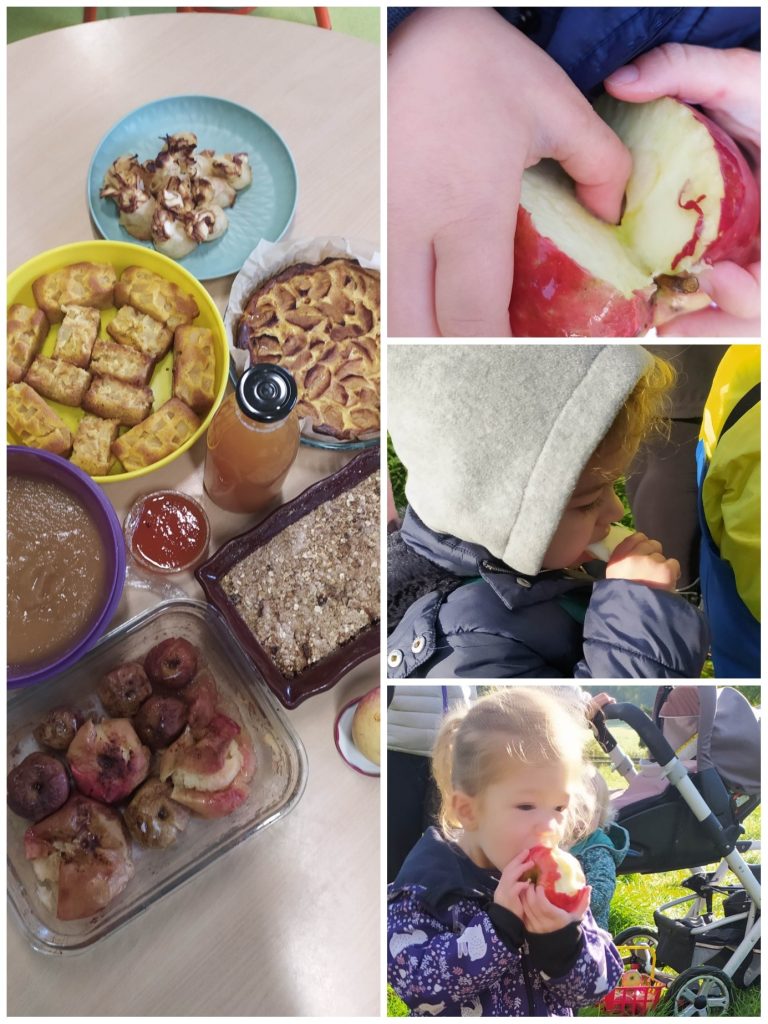 Sous les pommiers – Défi Nounou Nature