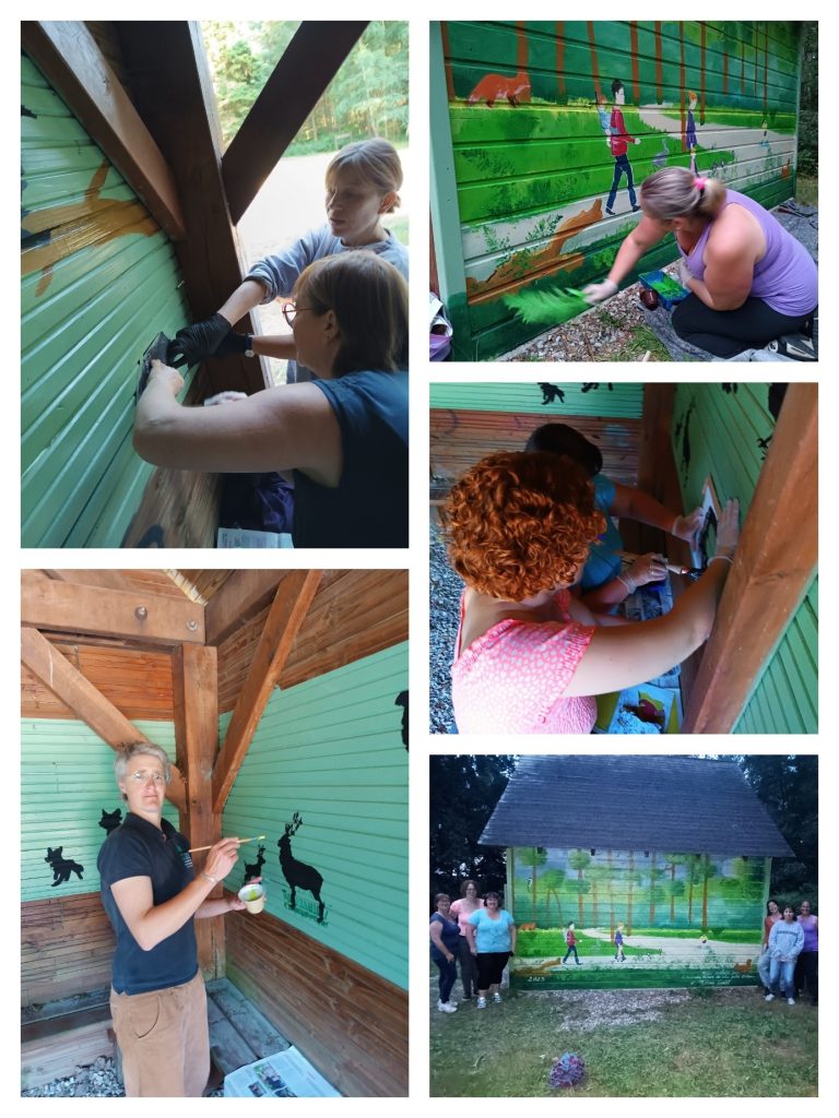 Réalisation de la Fresque #2 – Défi Nounou Nature